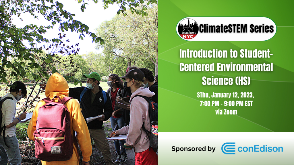 Introduction to Student-Centered Environmental Science (HS ...